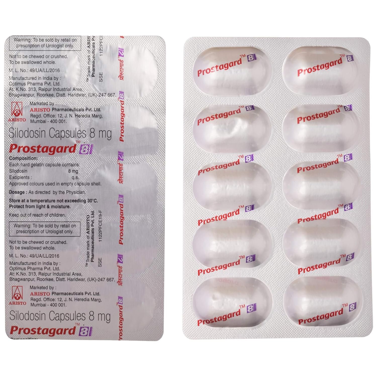 Prostagard-8 - Strip of 10 Capsules : Amazon.in: Health & Personal Care