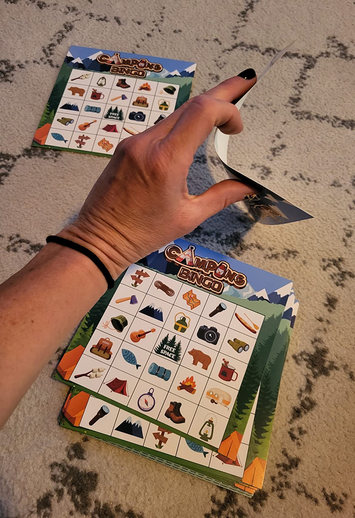 $2/mo - Finance 41Pcs Camping Bingo Game Cards for Kids - Camp ...