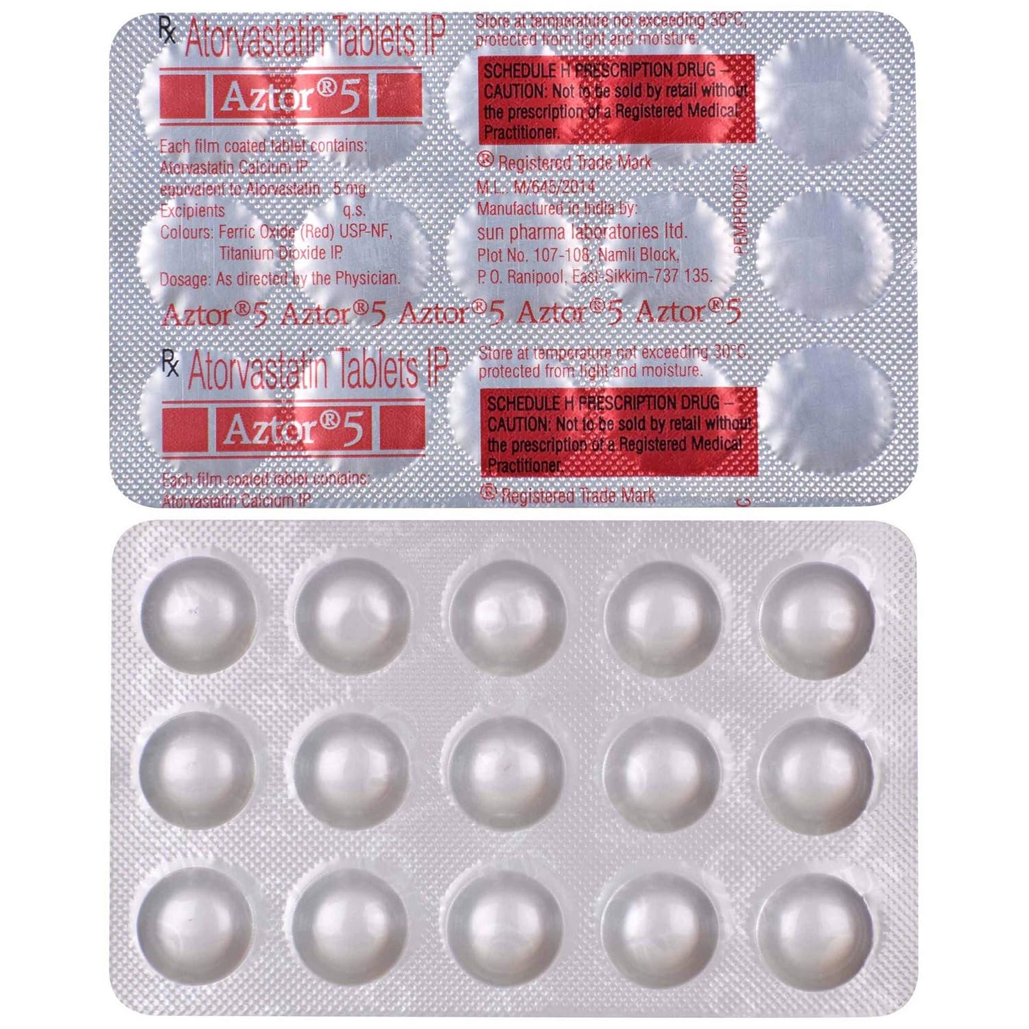 Aztor 5 - Strip of 15 Tablets : Amazon.in: Health & Personal Care
