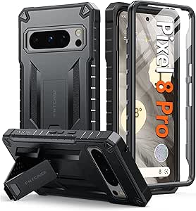 Amazon.com: FNTCASE for Google Pixel 8-Pro Case: Shockproof Military Grade Protection Phone ...