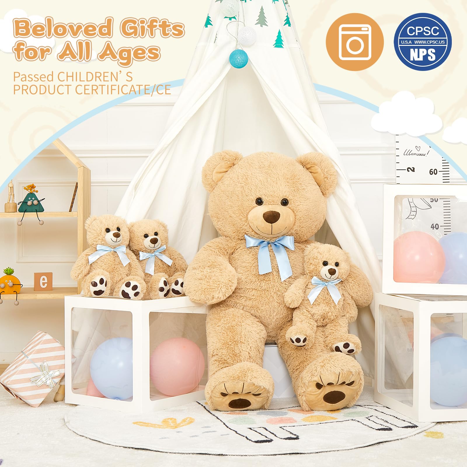 Oso de peluche gigante Morism... - B0D7NWM87T | Encarguelo.com