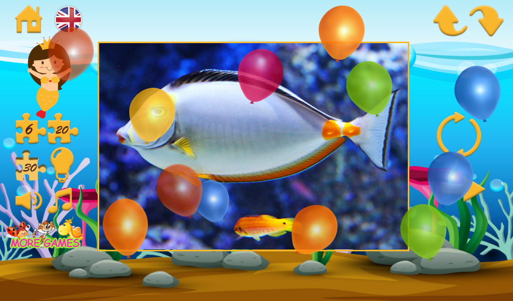 Puzzles with small fishes - App on Amazon Appstore