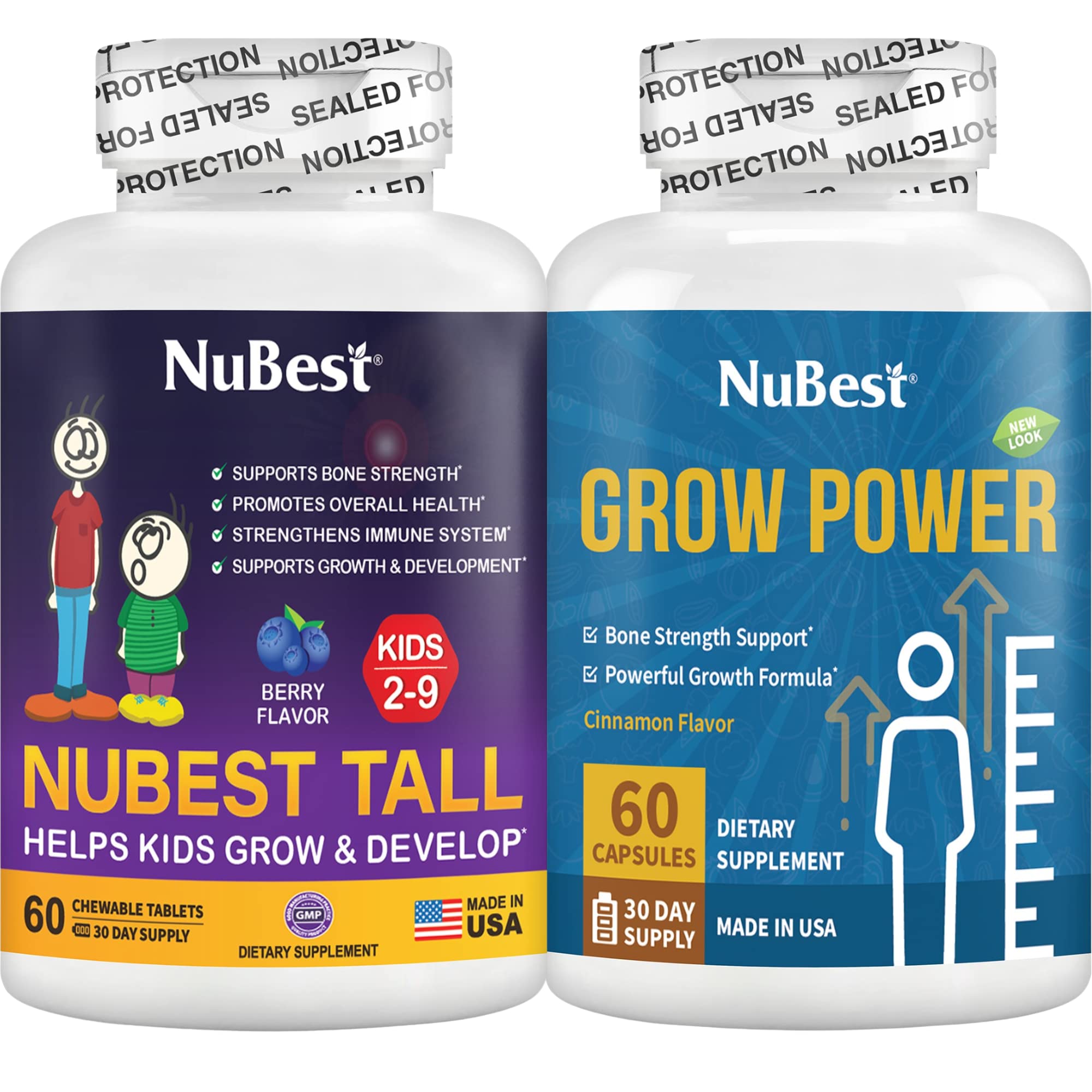 Buy NuBestBundle of Height Growth Supplement: Grow Power - Extra Power ...