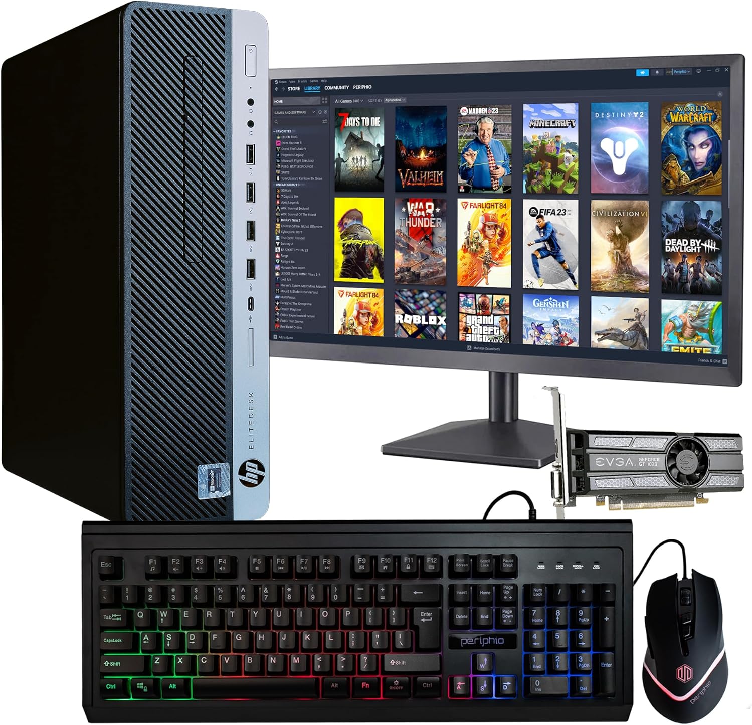 Amazon.com: BlairTech Prebuilt Gaming Desktop Computer | Intel i5 ...