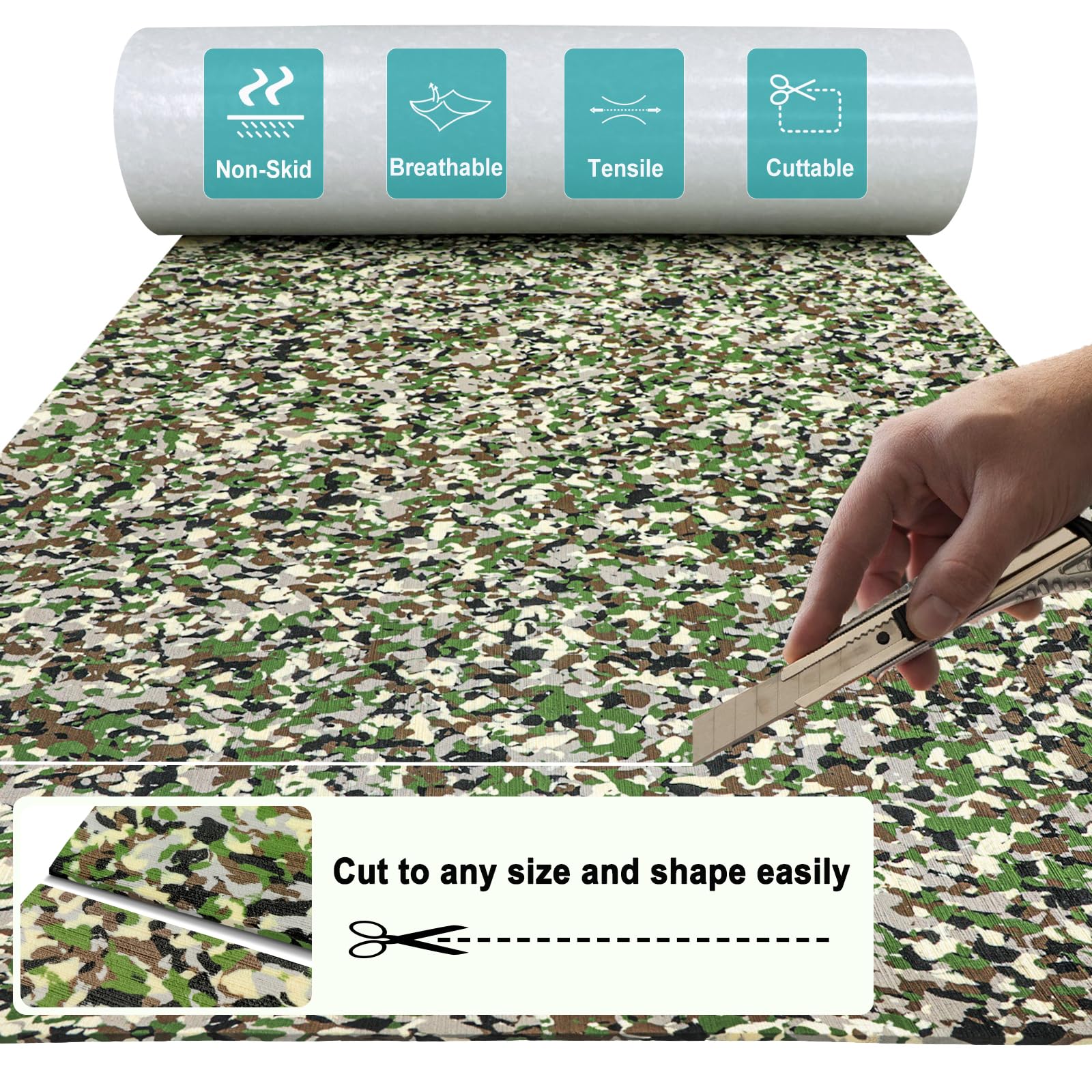 Snapklik.com : EVA Foam Boat Decking Self Adhesive Camo Boat Flooring ...