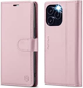 Amazon.com: FLIPALM Wallet Case for iPhone 16 Pro 6.3", RFID Blocking Credit Card Holder, PU ...