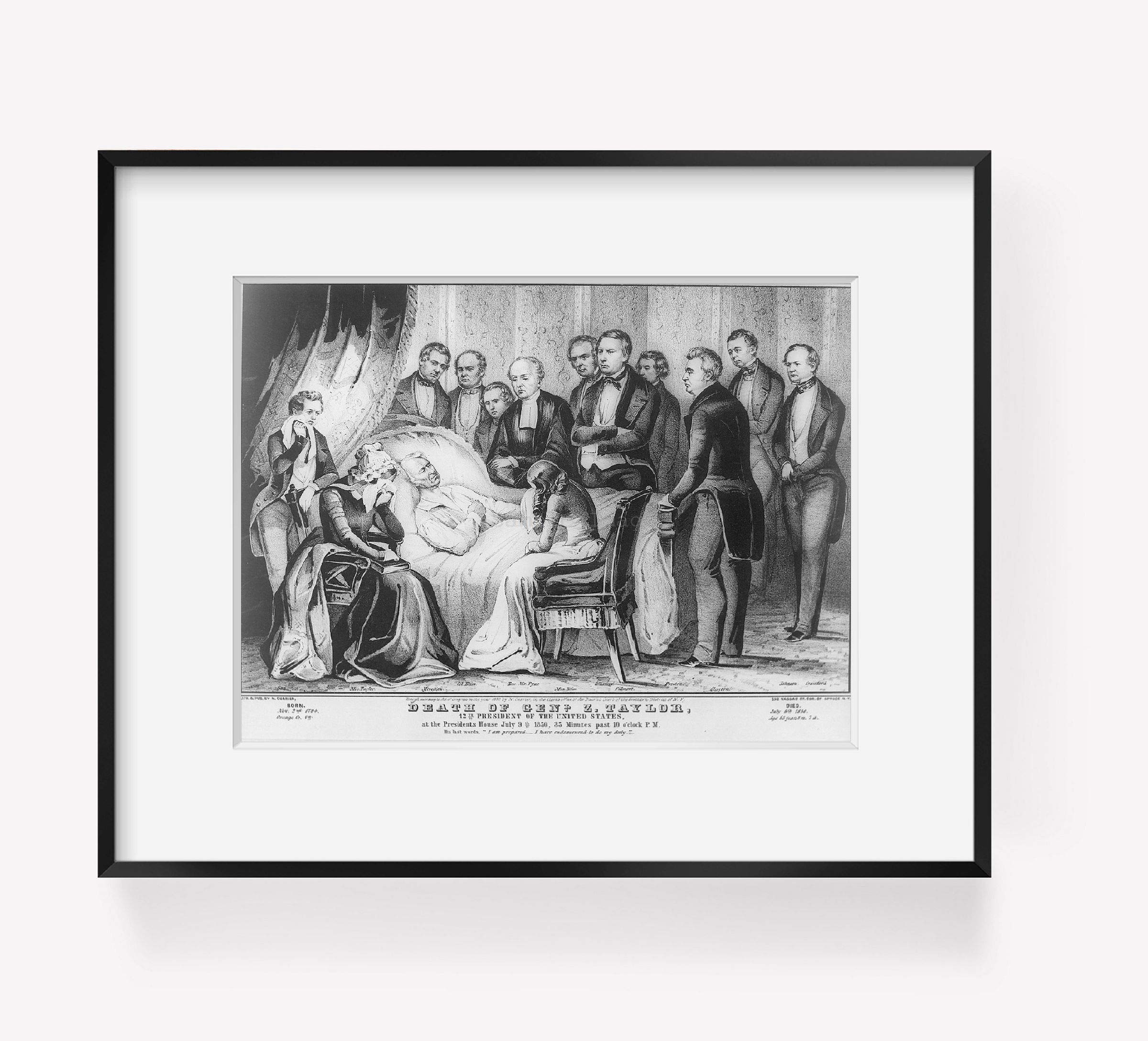 Zachary Taylor Death
