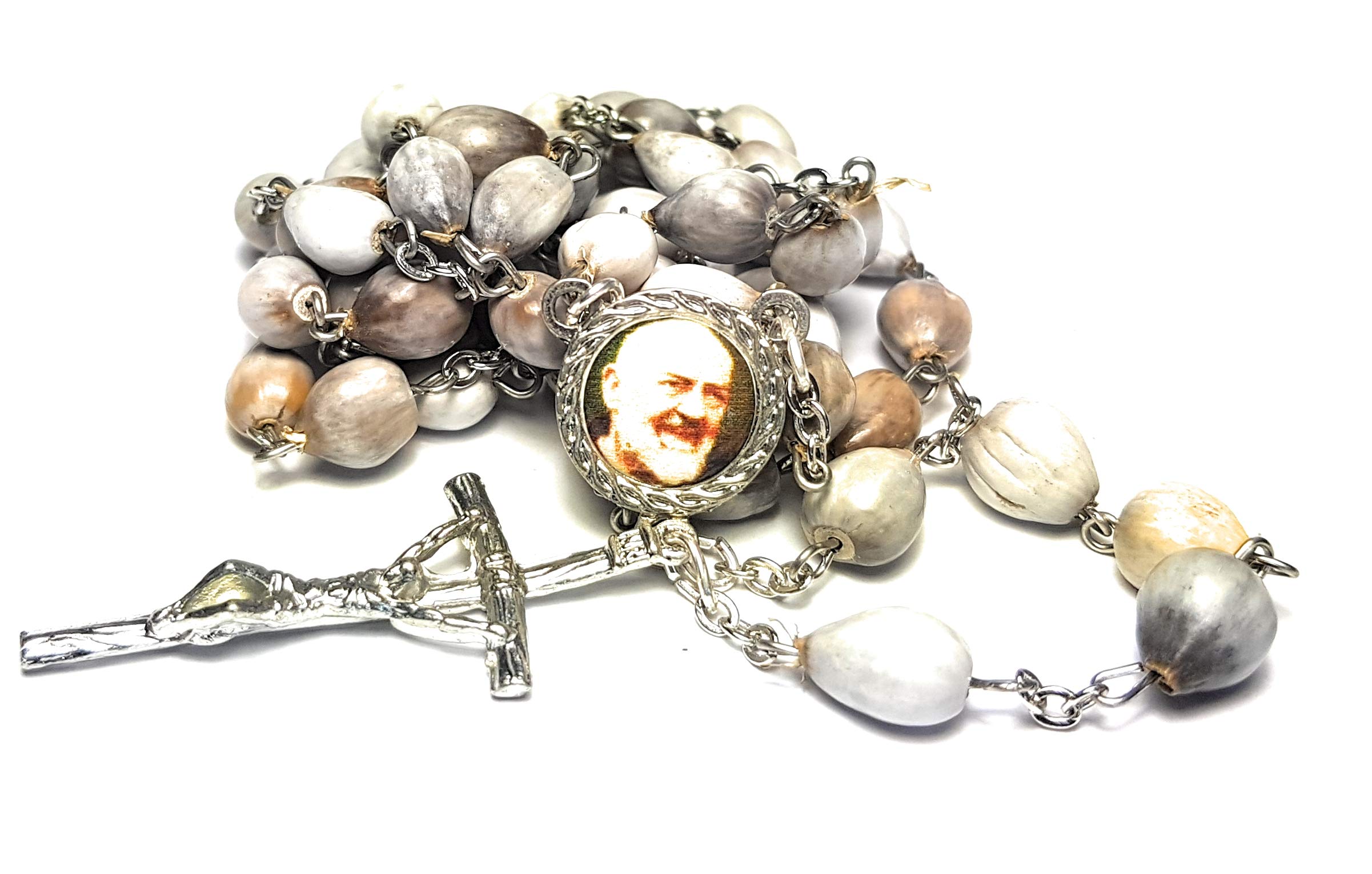Buy 3rd Class JOB's TEARS relic Rosary Saint Padre Pio Pietrelcina ...