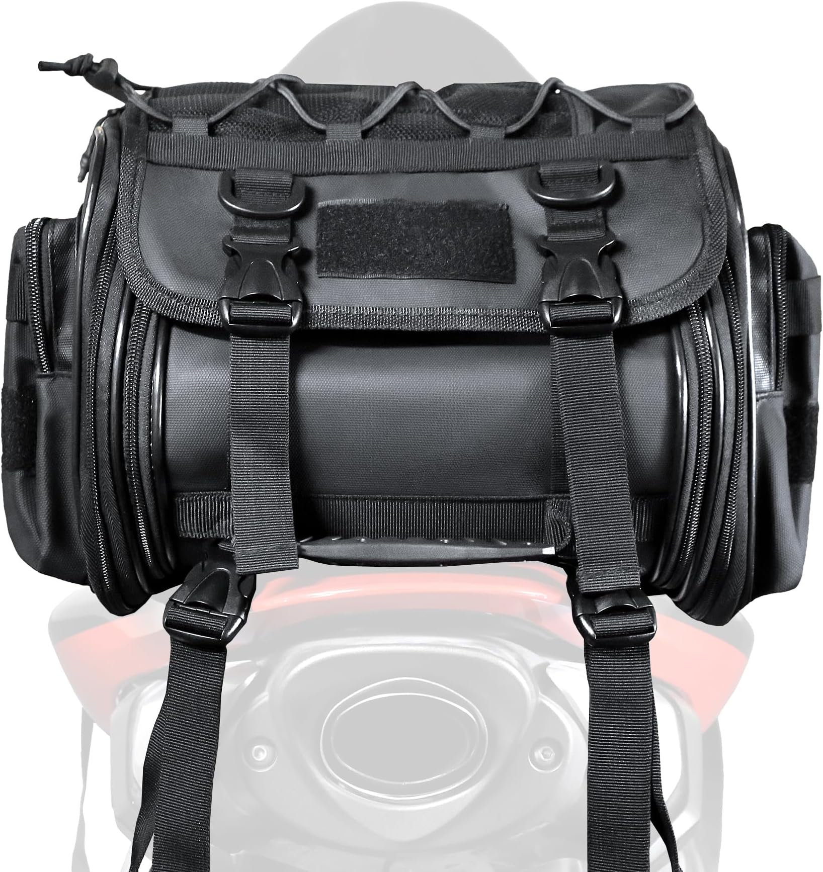 Amazon.com: MZS Motorcycle Travel Luggage Bag, 27L Expandable ...