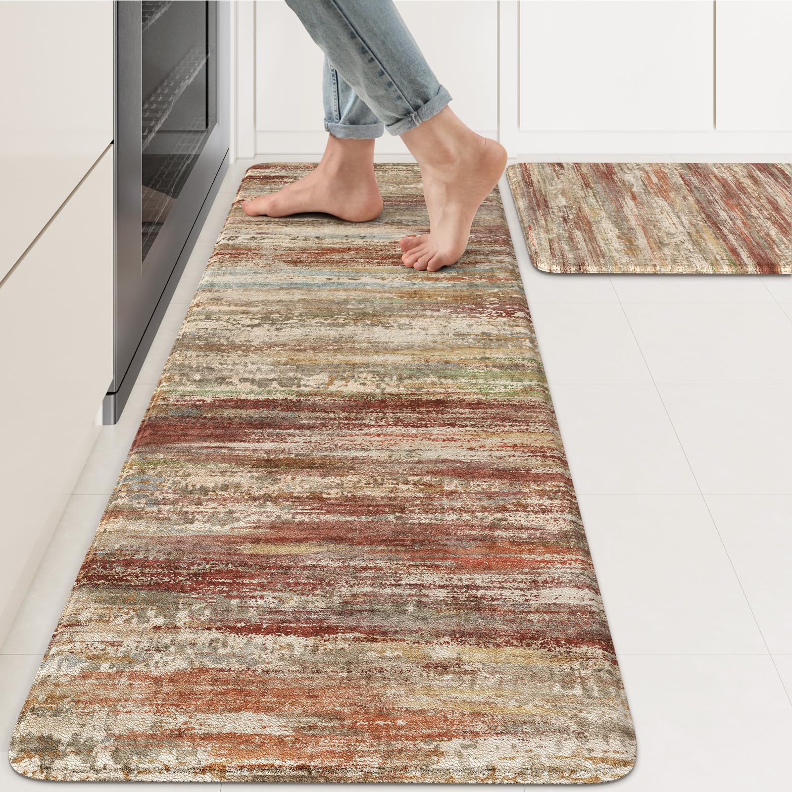Amazon.com: KIMODE Anti Fatigue Kitchen Mats, Farmhouse Kitchen Rugs ...