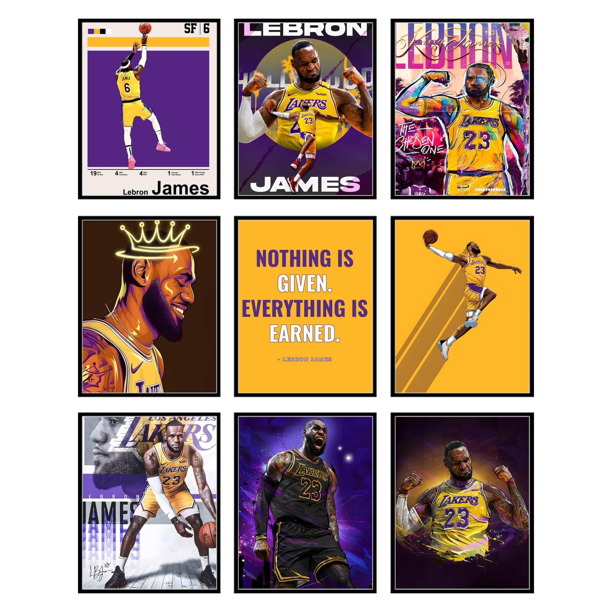 Buy BigWig Prints LeBron James Set - LeBron , LeBron James s for ...