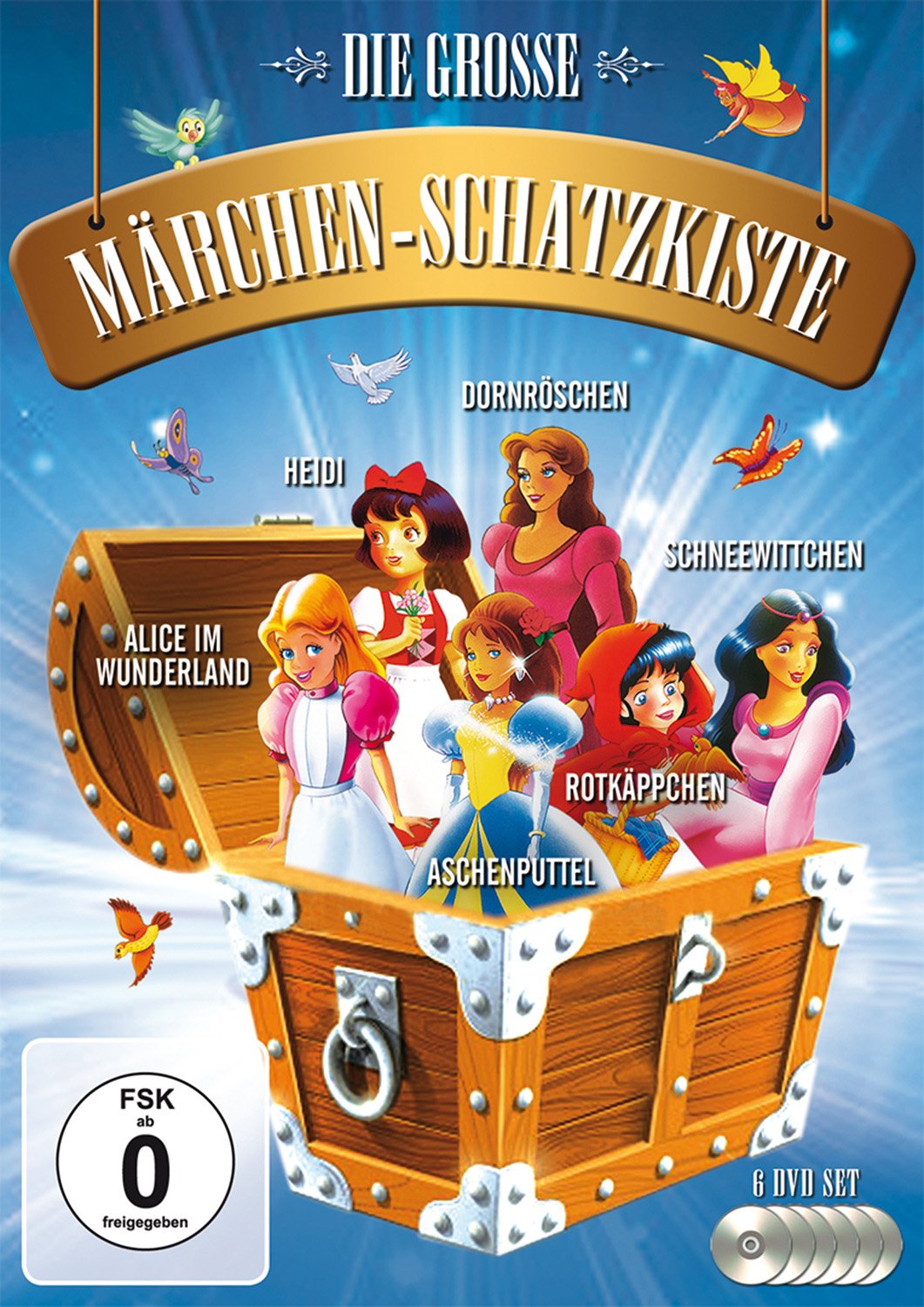 Die große Märchen Schatzkiste [6 DVDs]: Amazon.de: -, -, -: DVD & Blu-ray