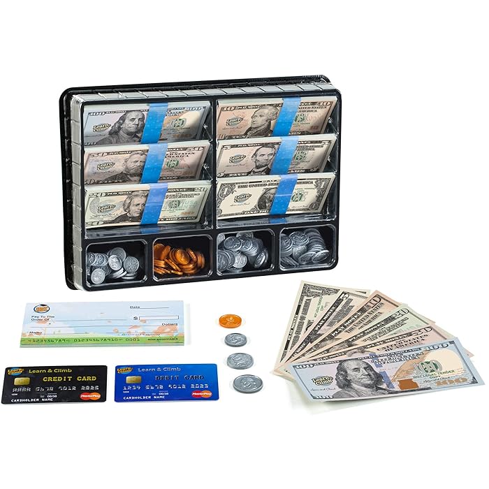 Buy Play Money for kids – Looks Real Play Money Set for Pretend Play ...