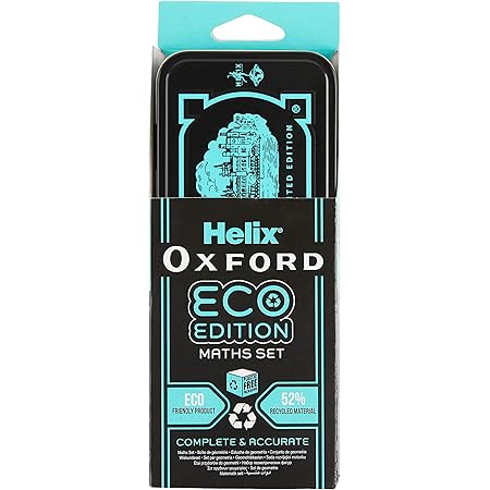 Helix Oxford Eco Maths Set - Blue : Amazon.co.uk: Everything Else