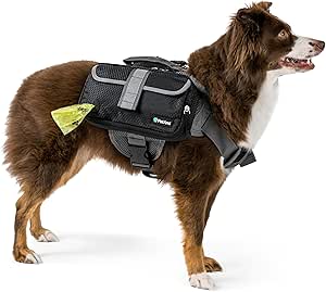 Amazon.com : PetAmi Dog Backpack for Medium & Large Dogs, Saddle Bag for Dogs to Wear for Hiking ...