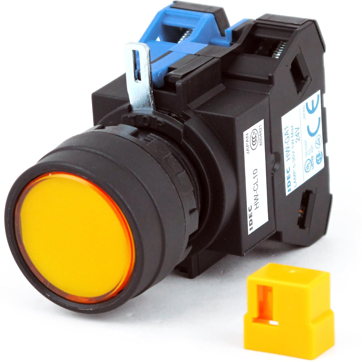 Amazon.co.jp: IDEC HW1L-M110Q4G-MAU Illuminated Push Button Switch, HW ...