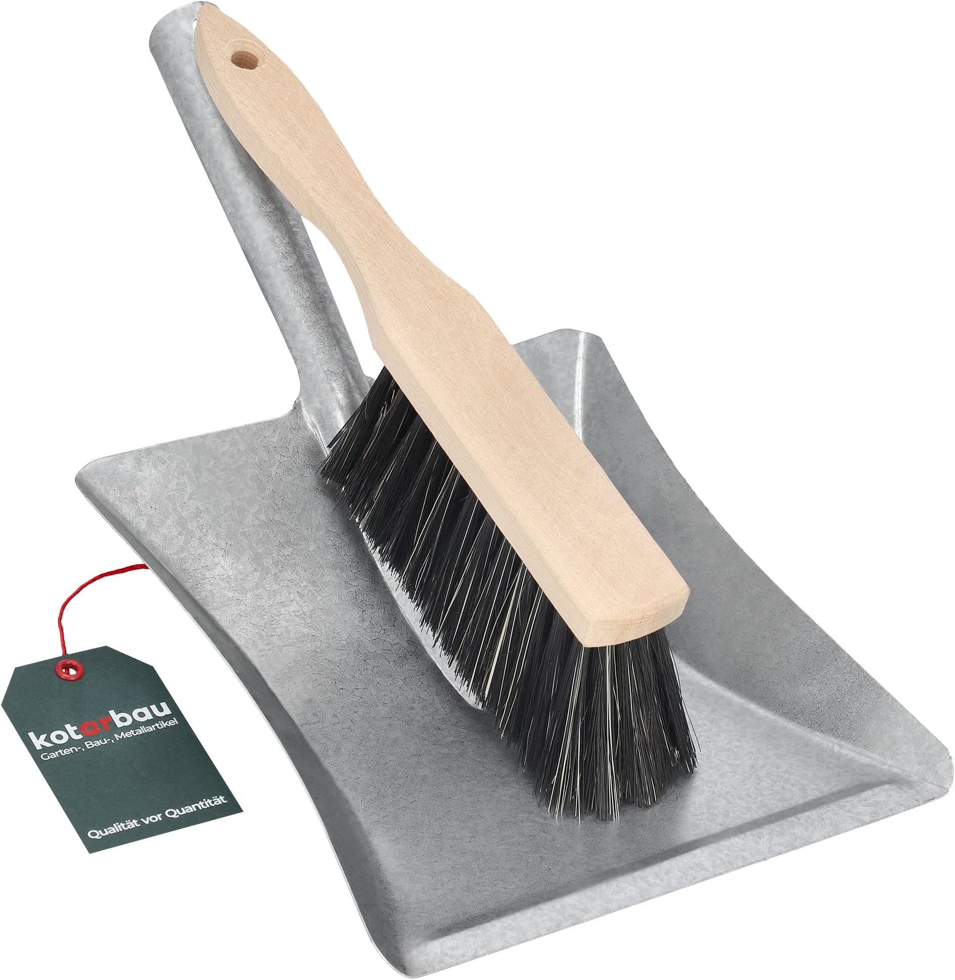 Deuba Kehrset 3 Stück Kehrgarnitur Set mit Gummilippe Handfeger ...