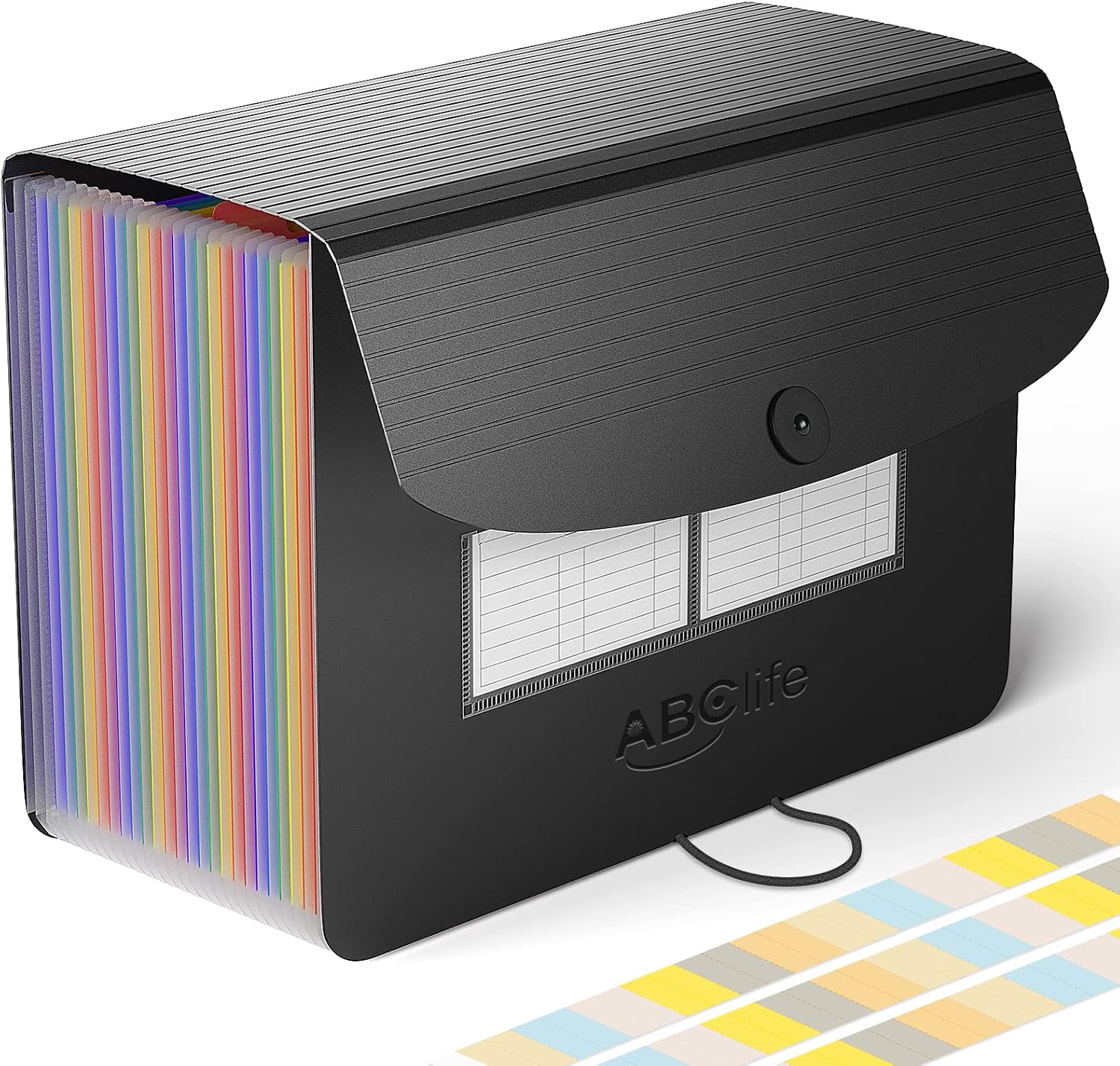 ABC life 24 Pockets Accordian File Organizer Letter Size Expanding File ...