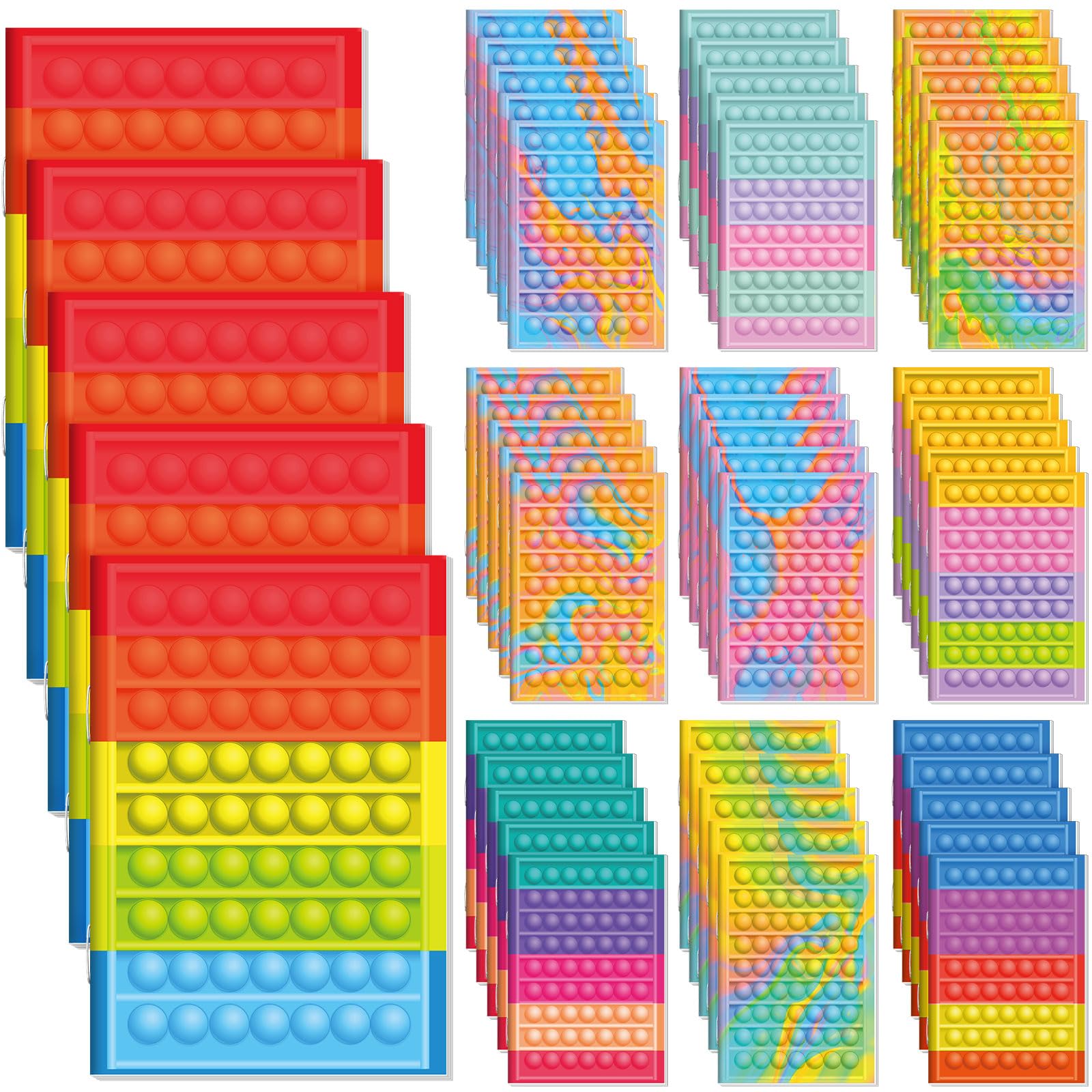 Amazon.com : Noveread 50 Pcs Mini Notebooks 4.92 x 3.35 Inch Small ...