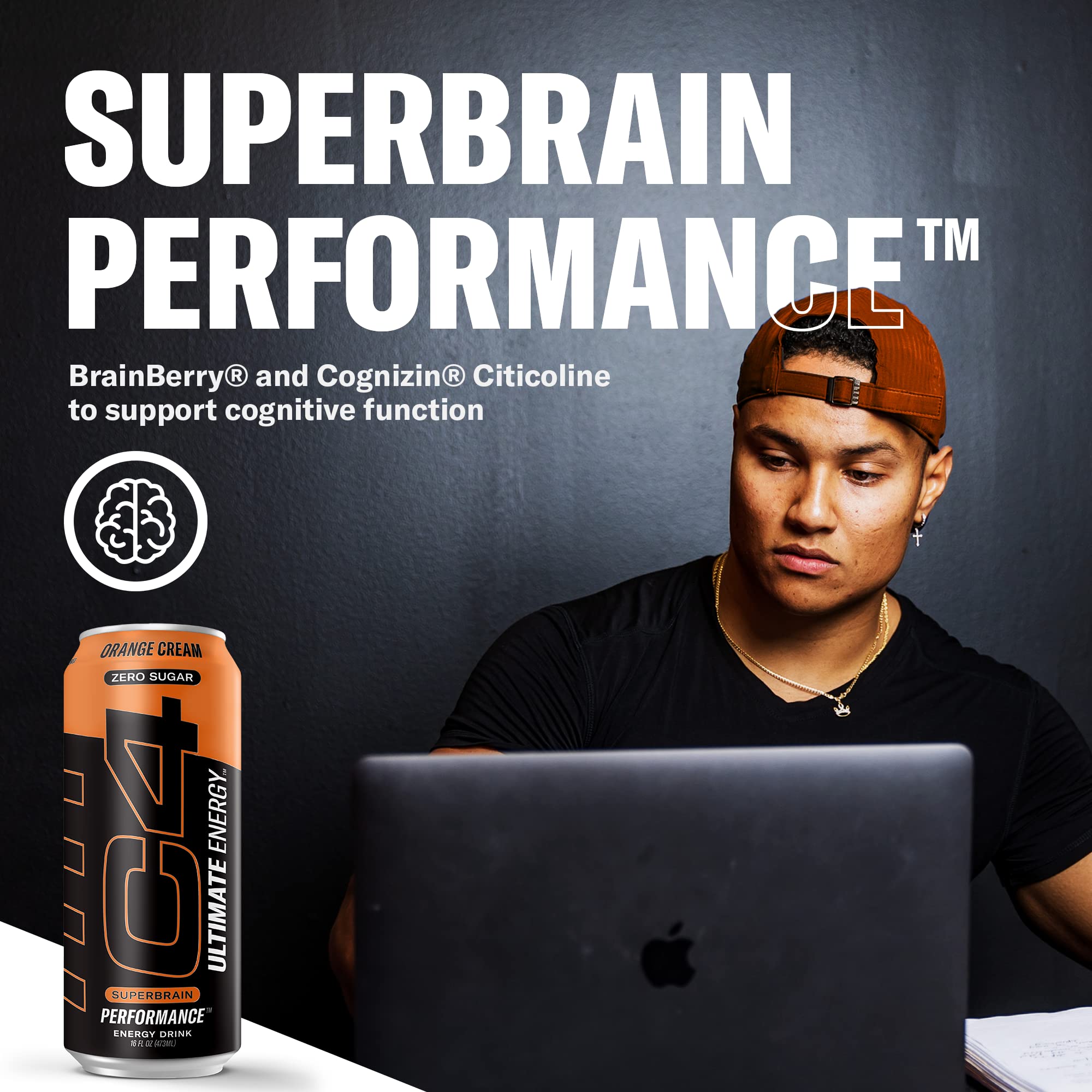 Snapklik.com : C4 Ultimate Sugar Free Energy Drink Orange Cream 16oz ...