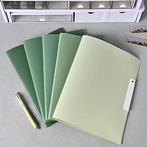 Amazon.com : BAYTORY 5Pcs Gradient Report Covers with Swing Clip ...