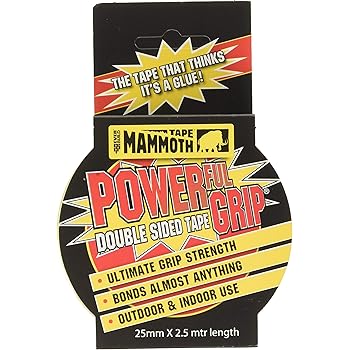 Everbuild Mammoth Powerful Grip Tape, Reinforced Double Sided Tape ...