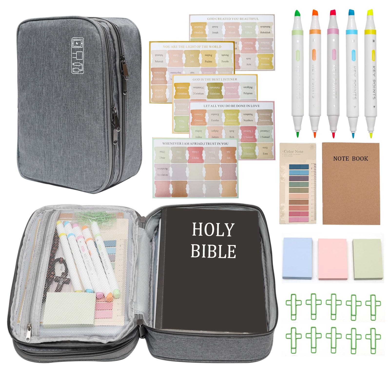 Amazon.com: Large Bible Cover, Bible Cover Case for Women, Bible Bags ...