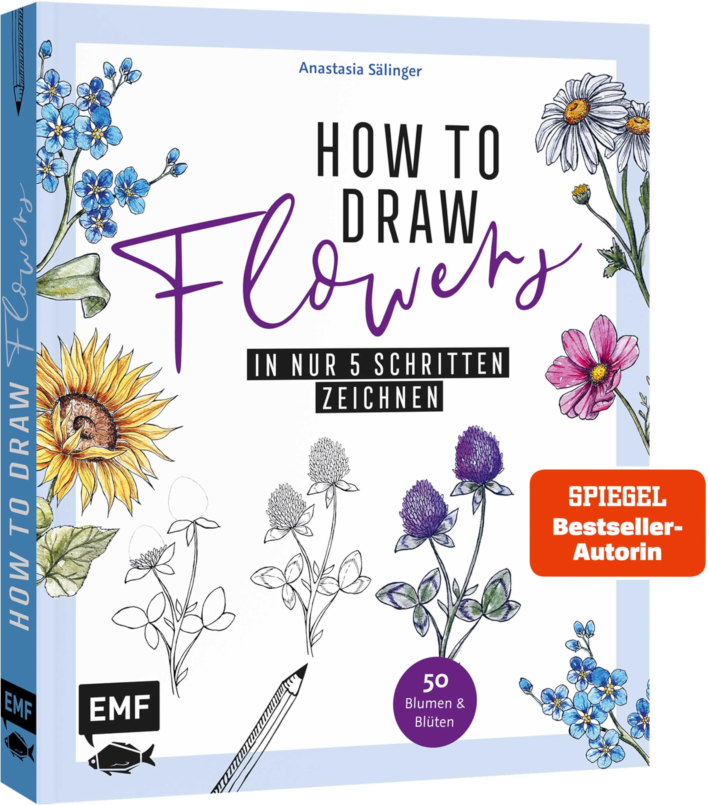 Amazon.com: How to Draw Flowers: 9783745920871: unknown author: Books