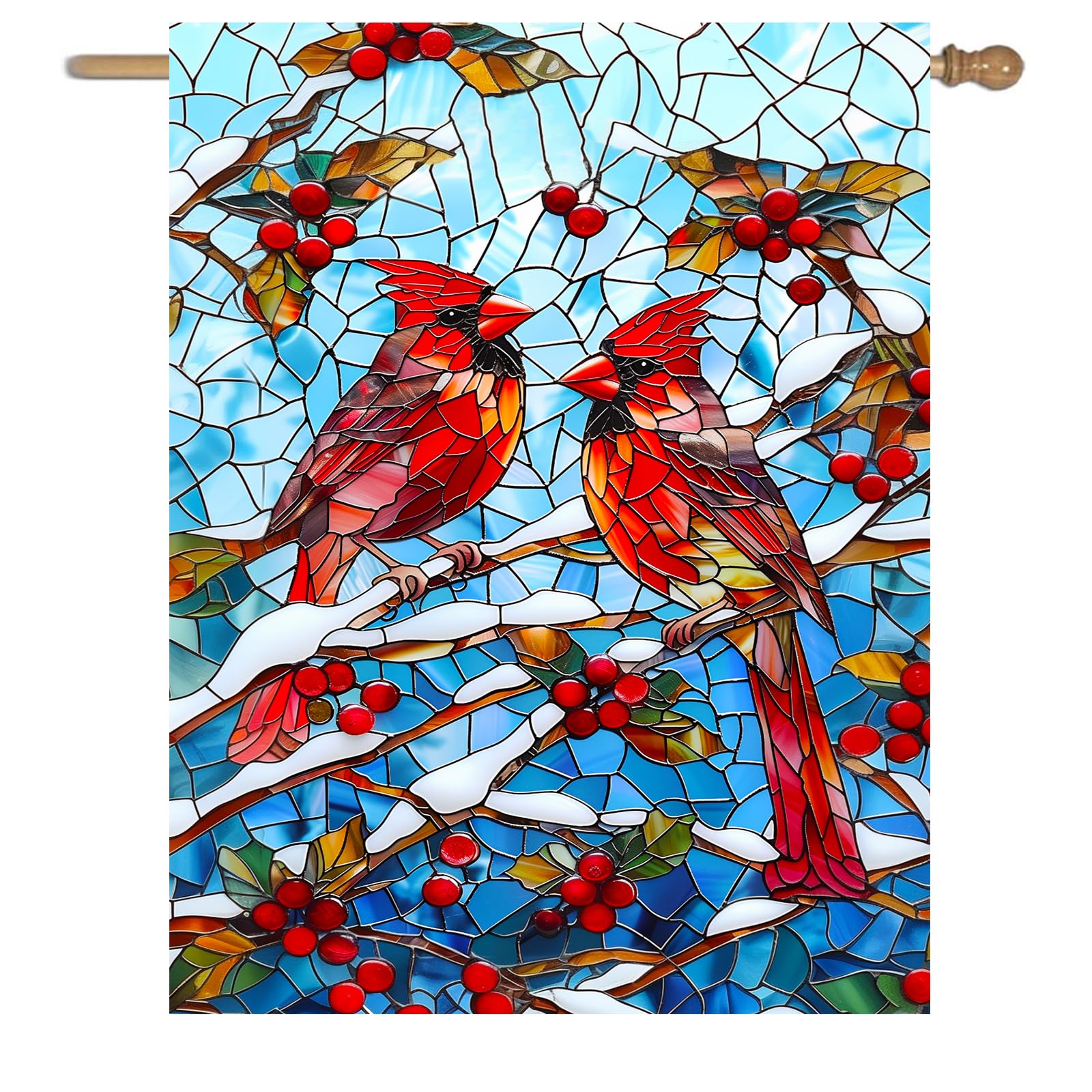 Large Garden Flags With Birds