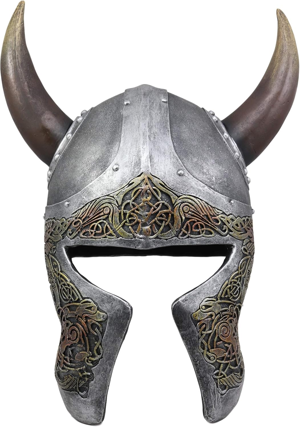 Amazon.com: Ebros Norse Mythology Horned Valhalla Viking Helmet Decor ...