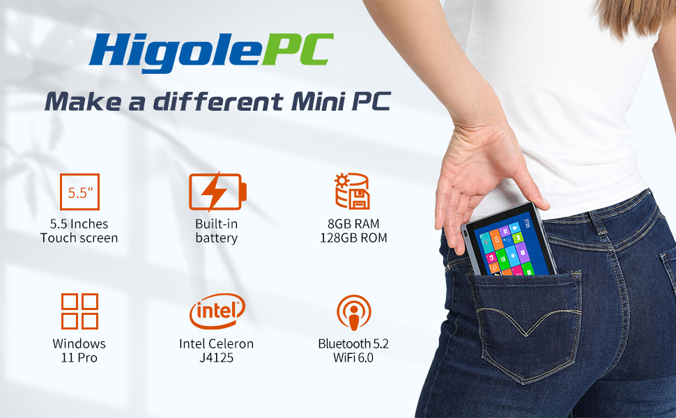 Watch 5.5 Inch MINI PC with touch screen on Amazon Live