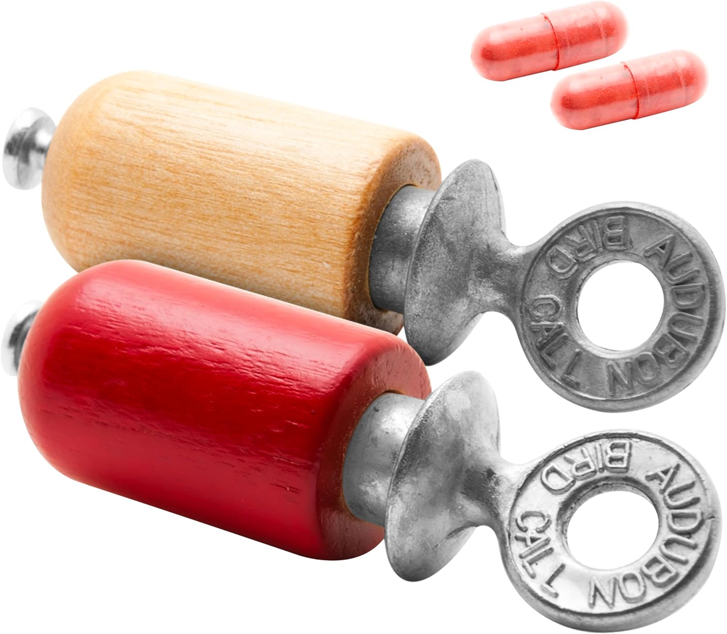 Amazon.com: Audubon Bird Call Two Pack - Red and Birch : Patio, Lawn ...