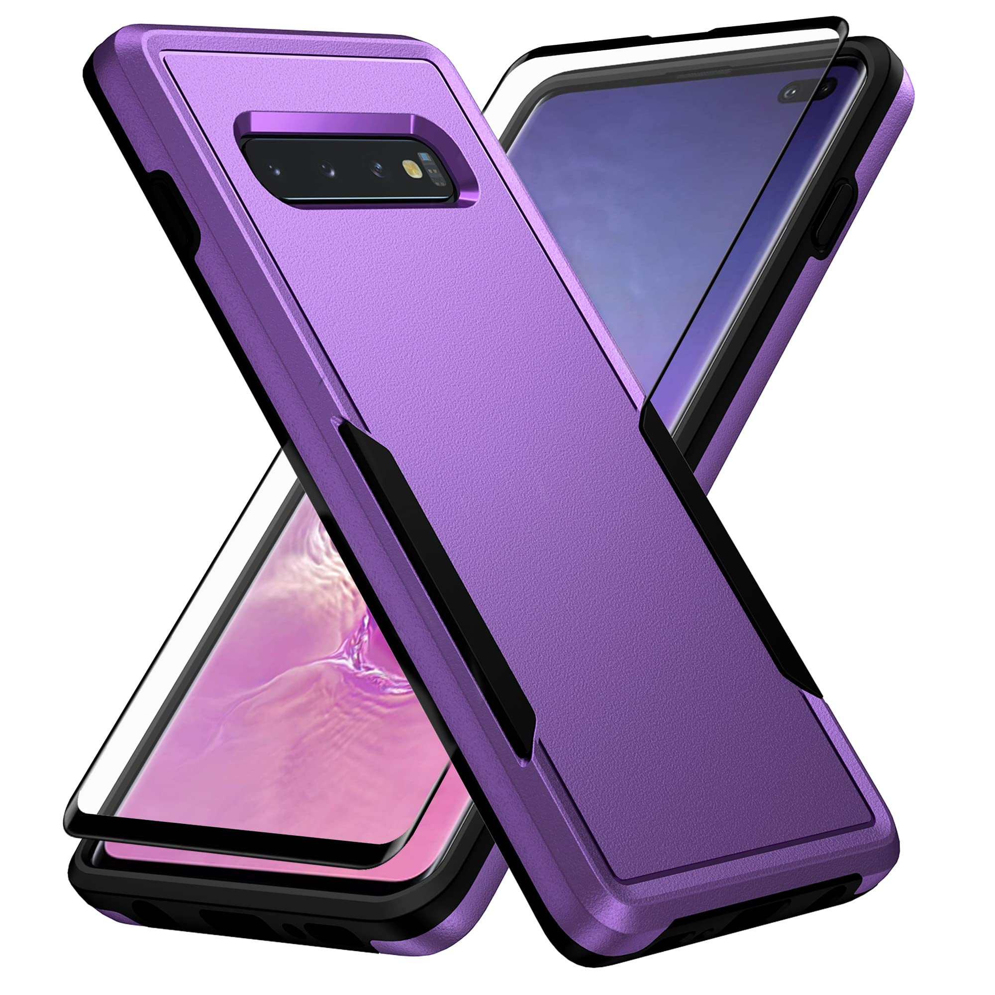 Amazon.com: Asuwish Phone Case for Samsung Galaxy S10 Plus with Screen ...