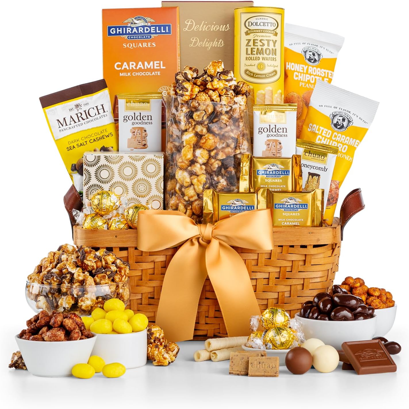 Amazon.com : GiftTree As Good As Gold Gourmet Gift Basket - Featuring ...