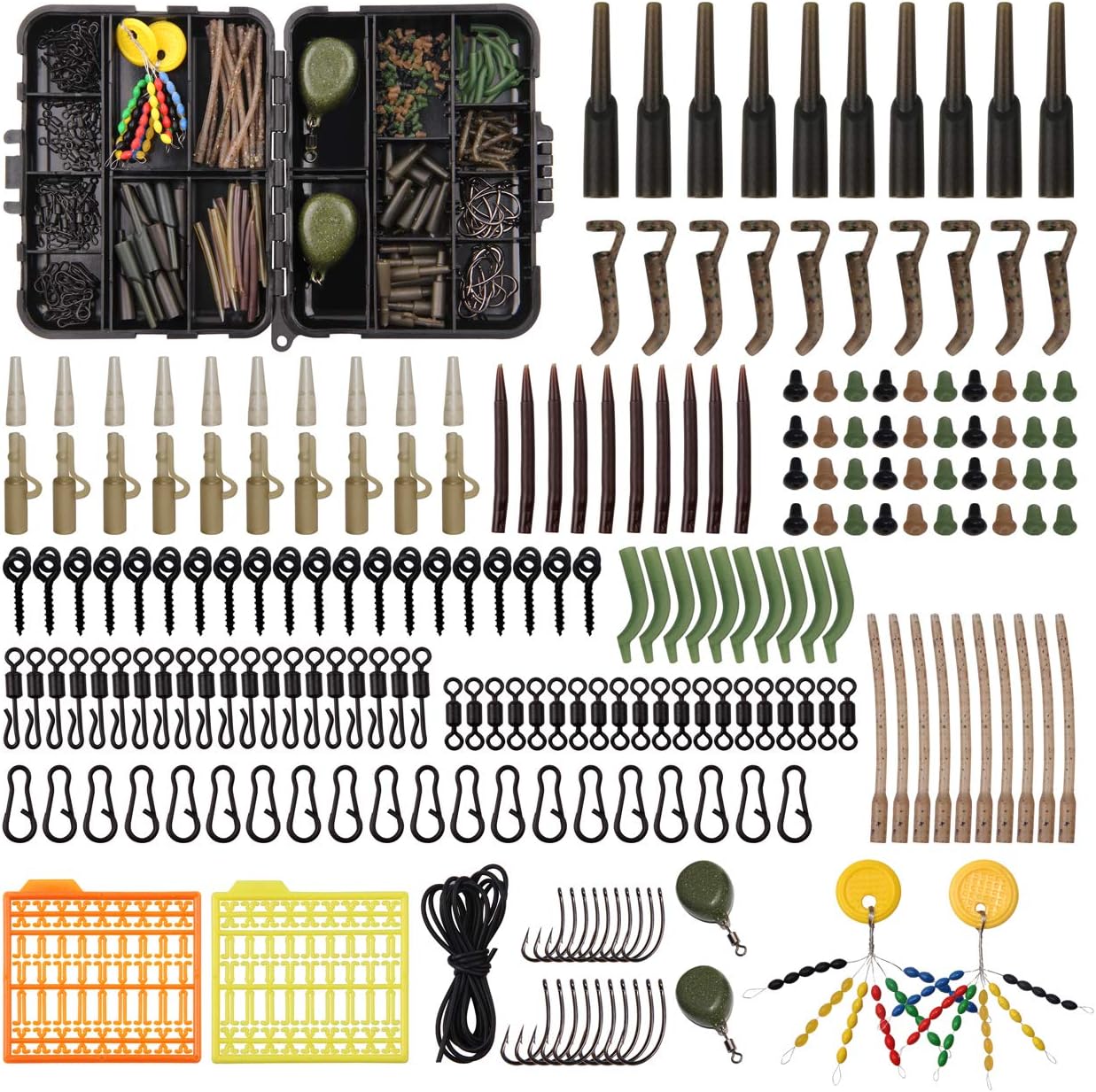 Amazon.com: Carp Fishing Tackle Box Kit - 320pcs Fishing Kit Including ...