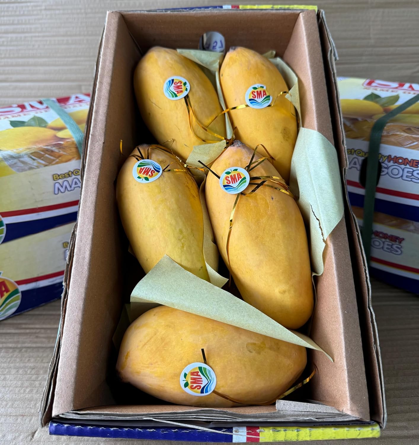 Pakistani Mangoes Medium Box 1.7kg : Amazon.co.uk: Grocery