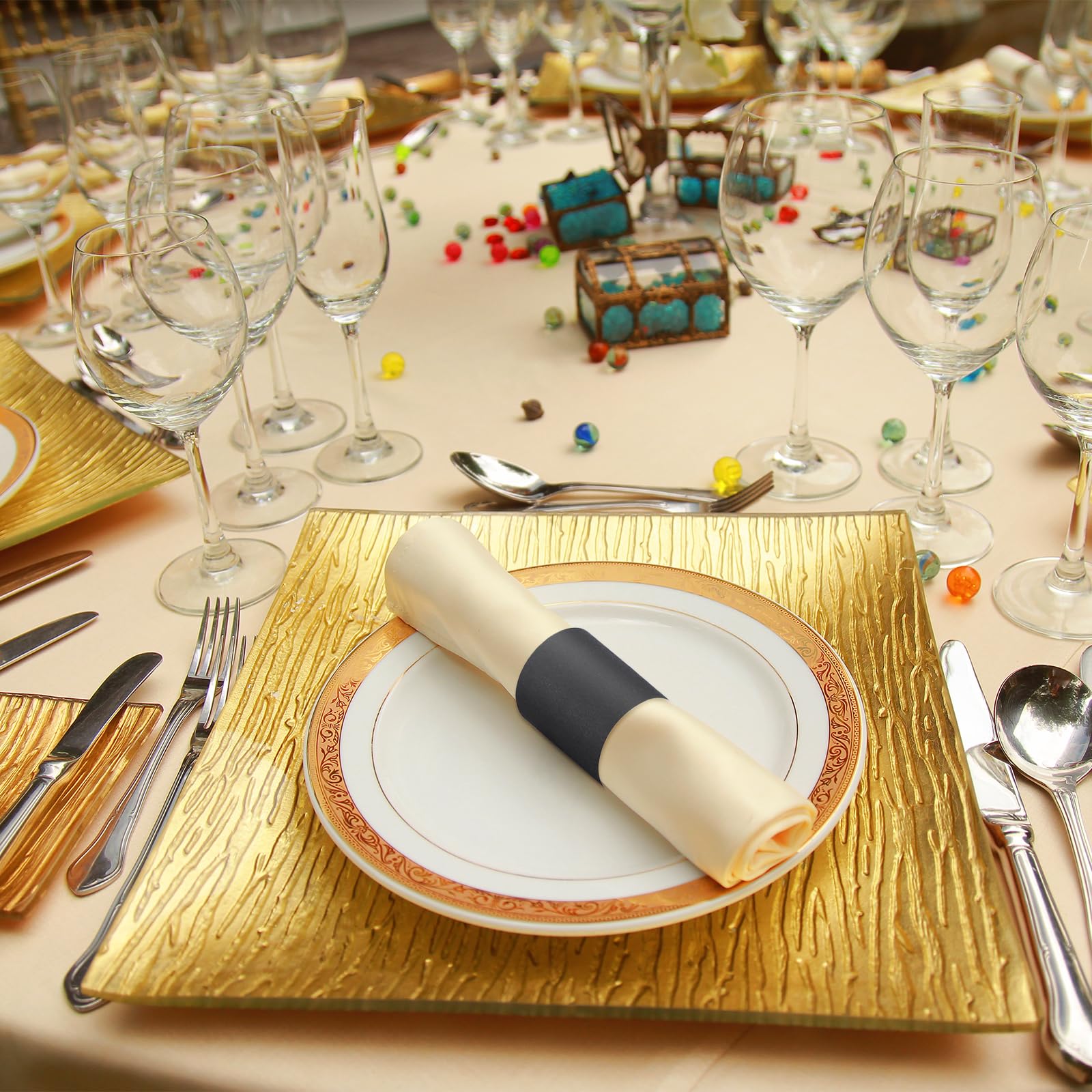 Maxdot 5000 Pcs Paper Napkin Rings Self Adhesive Paper Napkin Band ...