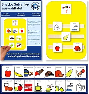 Autism Supplies and Developments Snack Selection Nonverbal ...