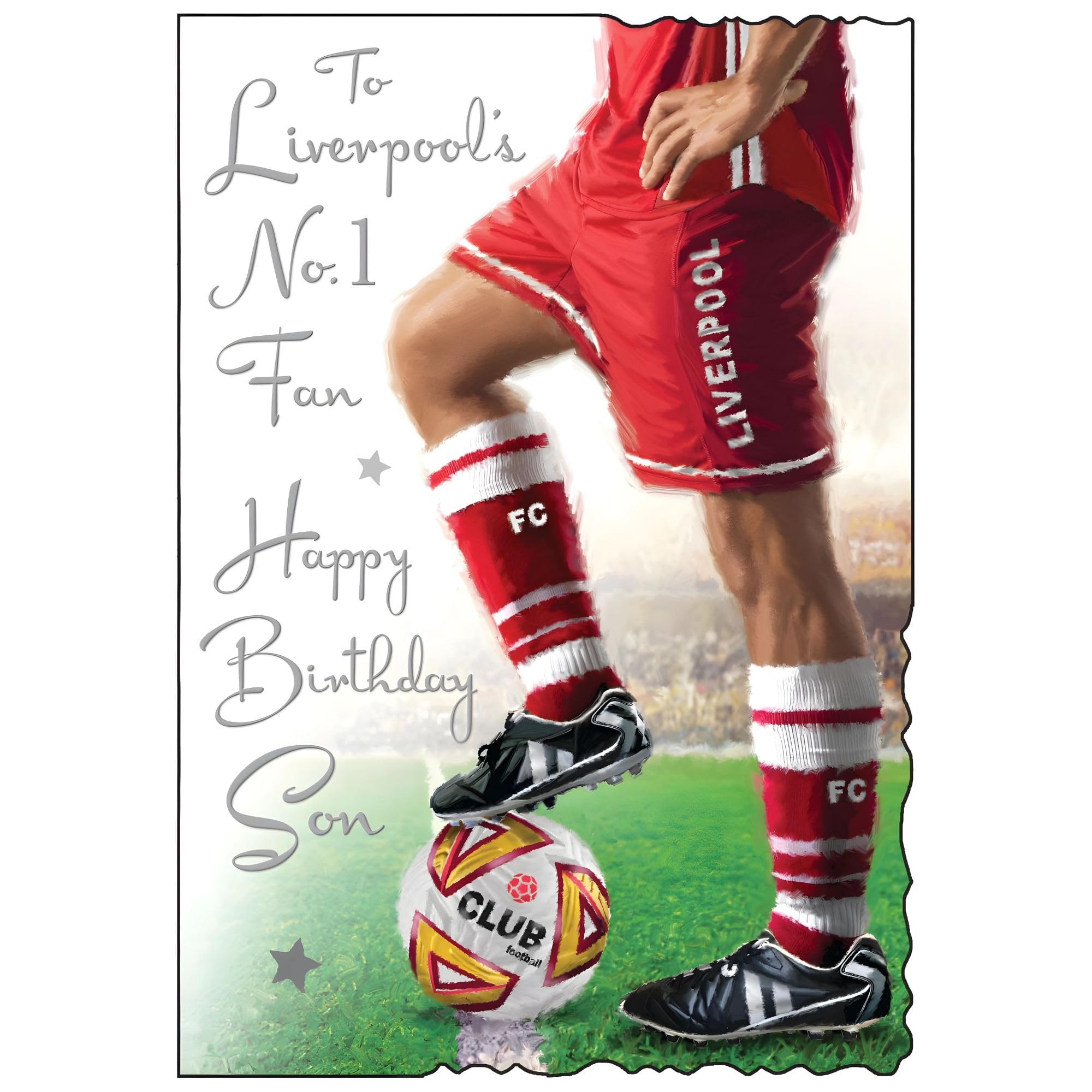 Liverpool Birthday Card for Son - Football Design - Liverpool's No.1 ...