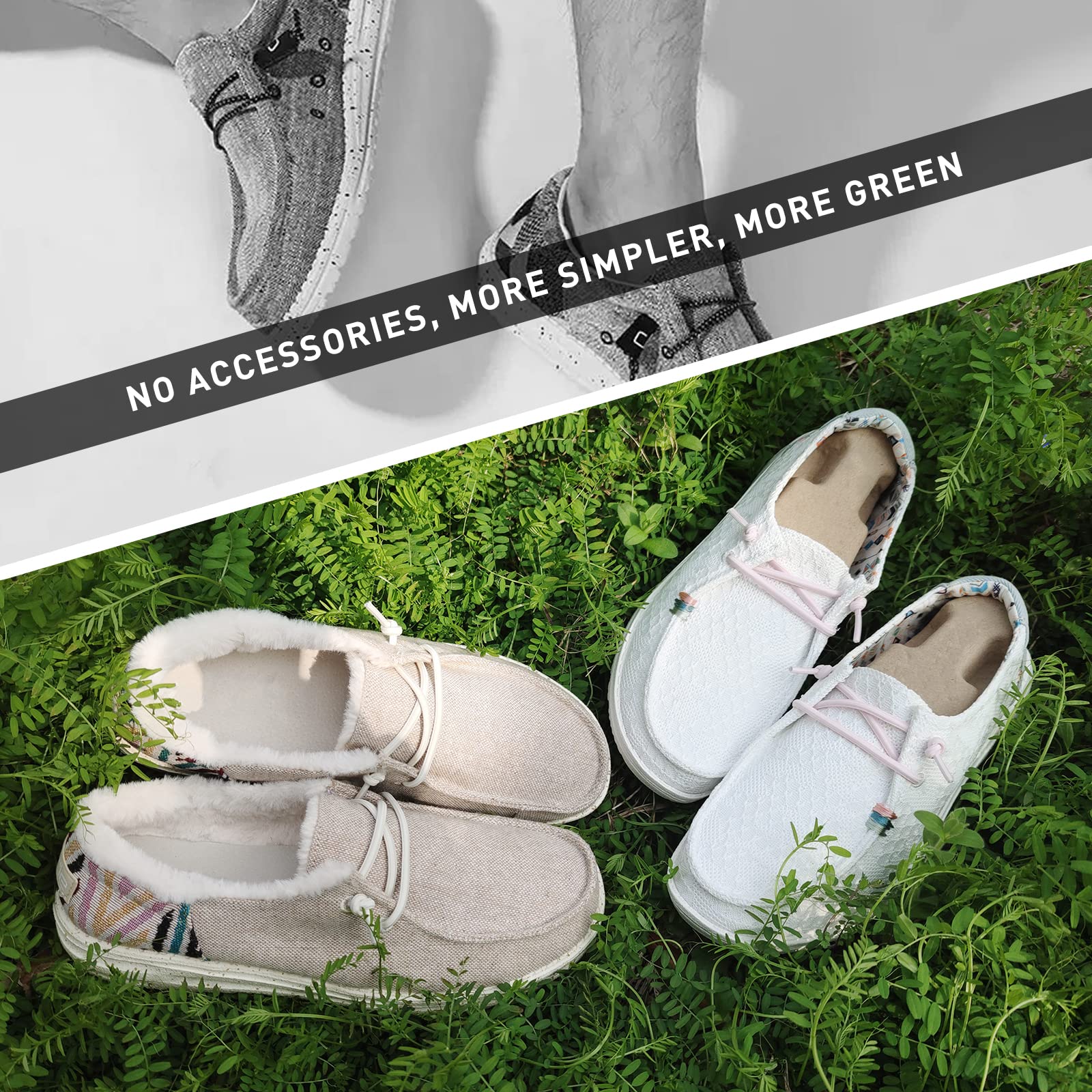 Snapklik.com : UamGlsob 2 Pairs Elastic Shoelaces Replacement Laces For ...