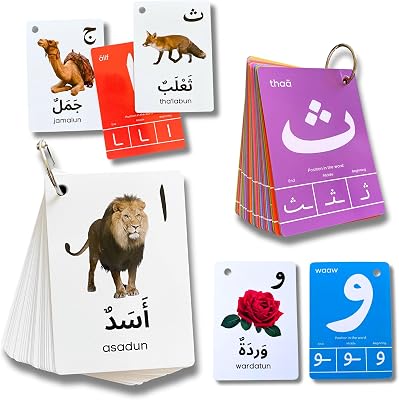 Arabic Alphabet Flash Cards for Kids Toddler and Bahrain | Ubuy
