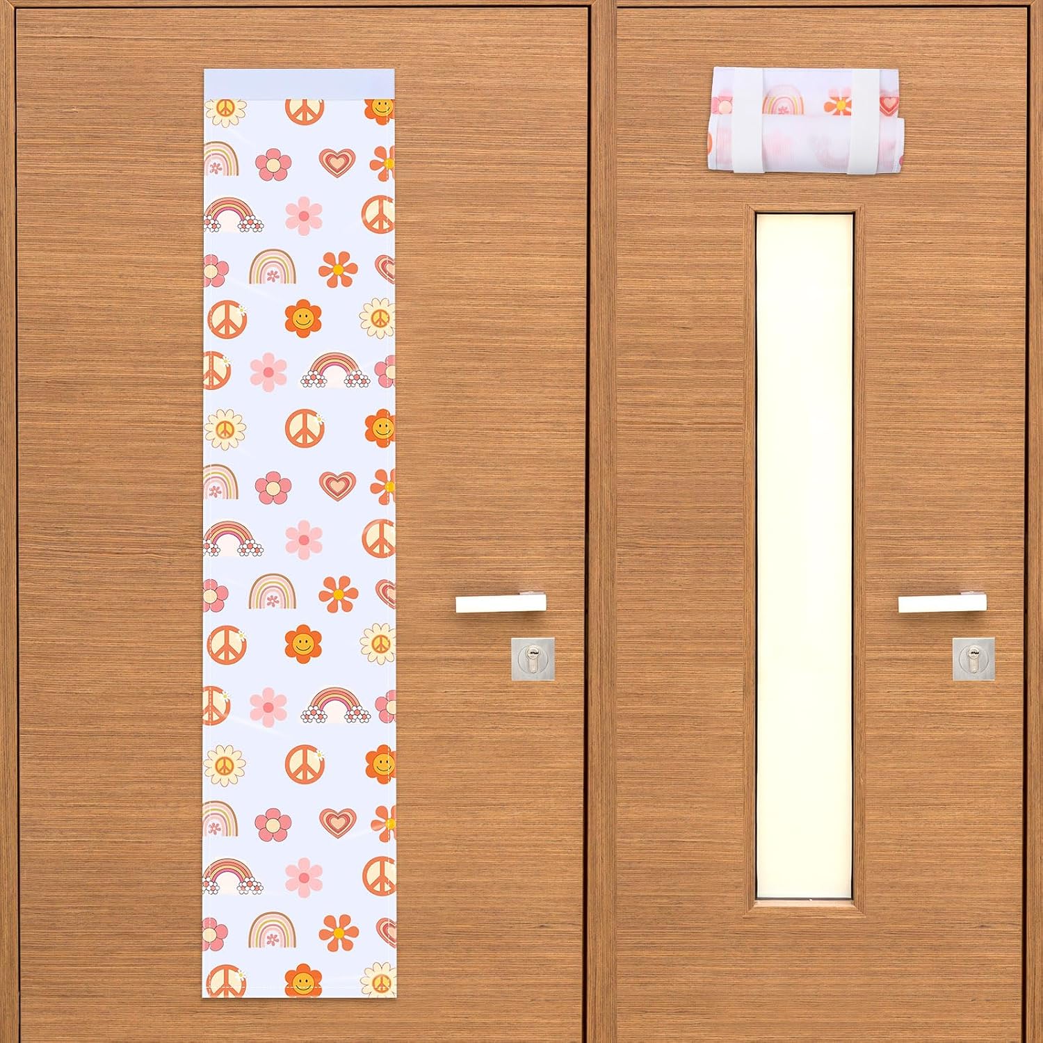 Amazon.com: Breling 2 Pcs Classroom Door Window Cover Blackout Shade ...