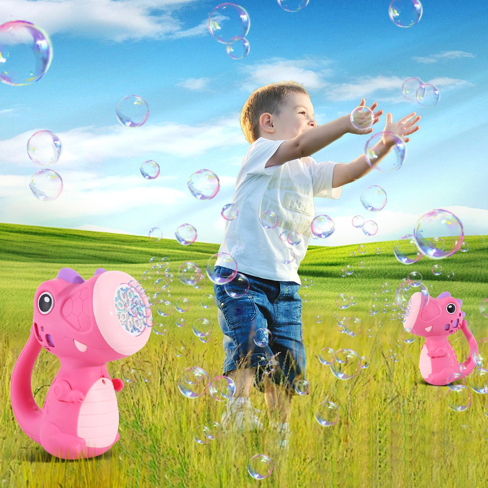 Dinosaur Pink Bubble