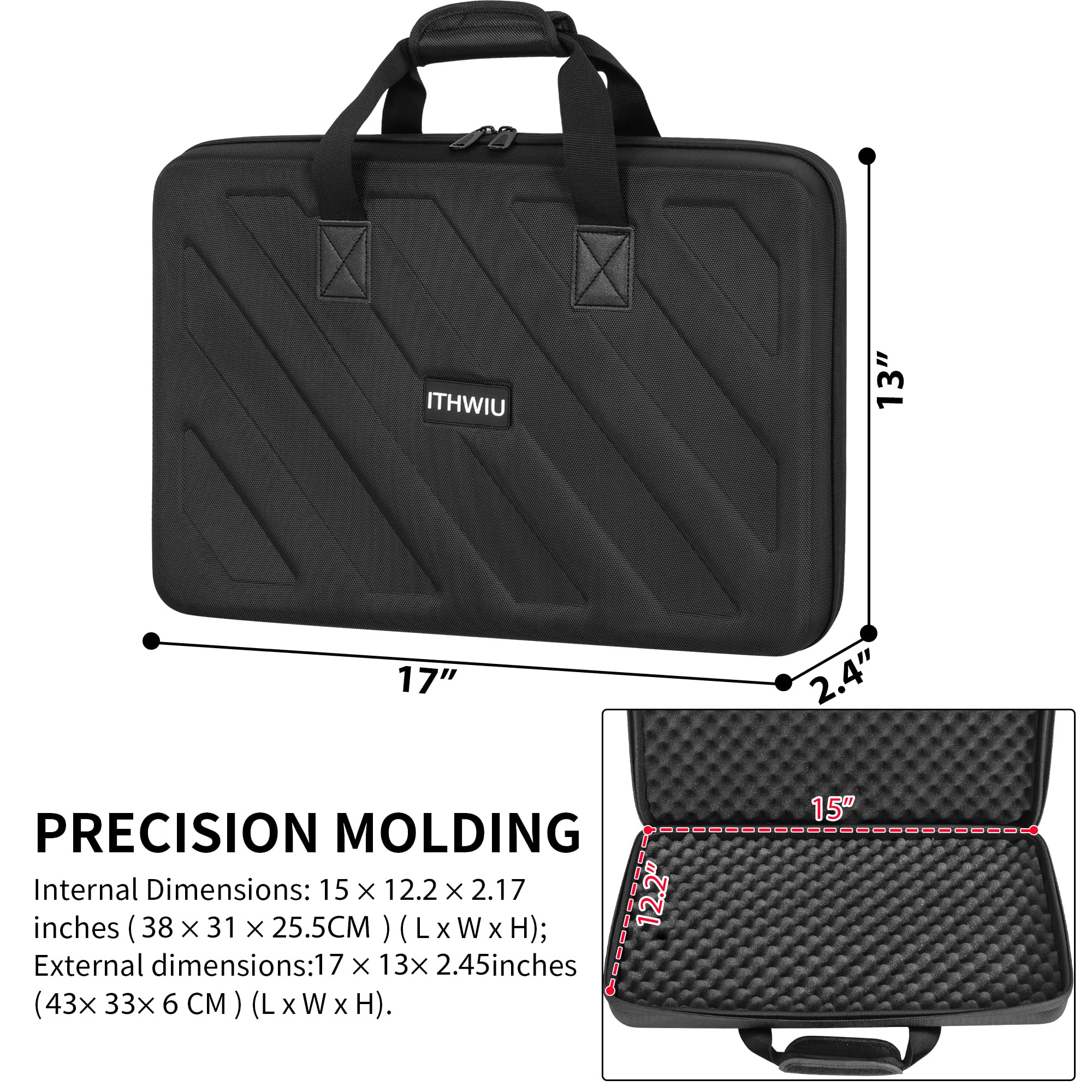 Snapklik.com : ITHWIU Lightweight Molded EVA Storage Case