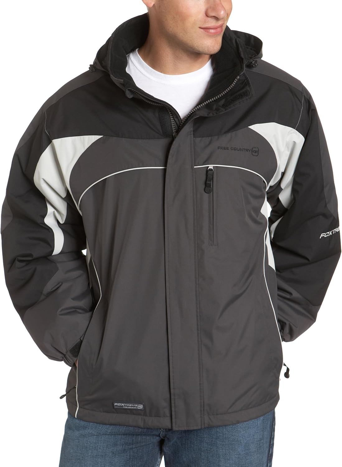 Free Country Men's Color Block Mid Weight Jacket at Amazon Men’s ...