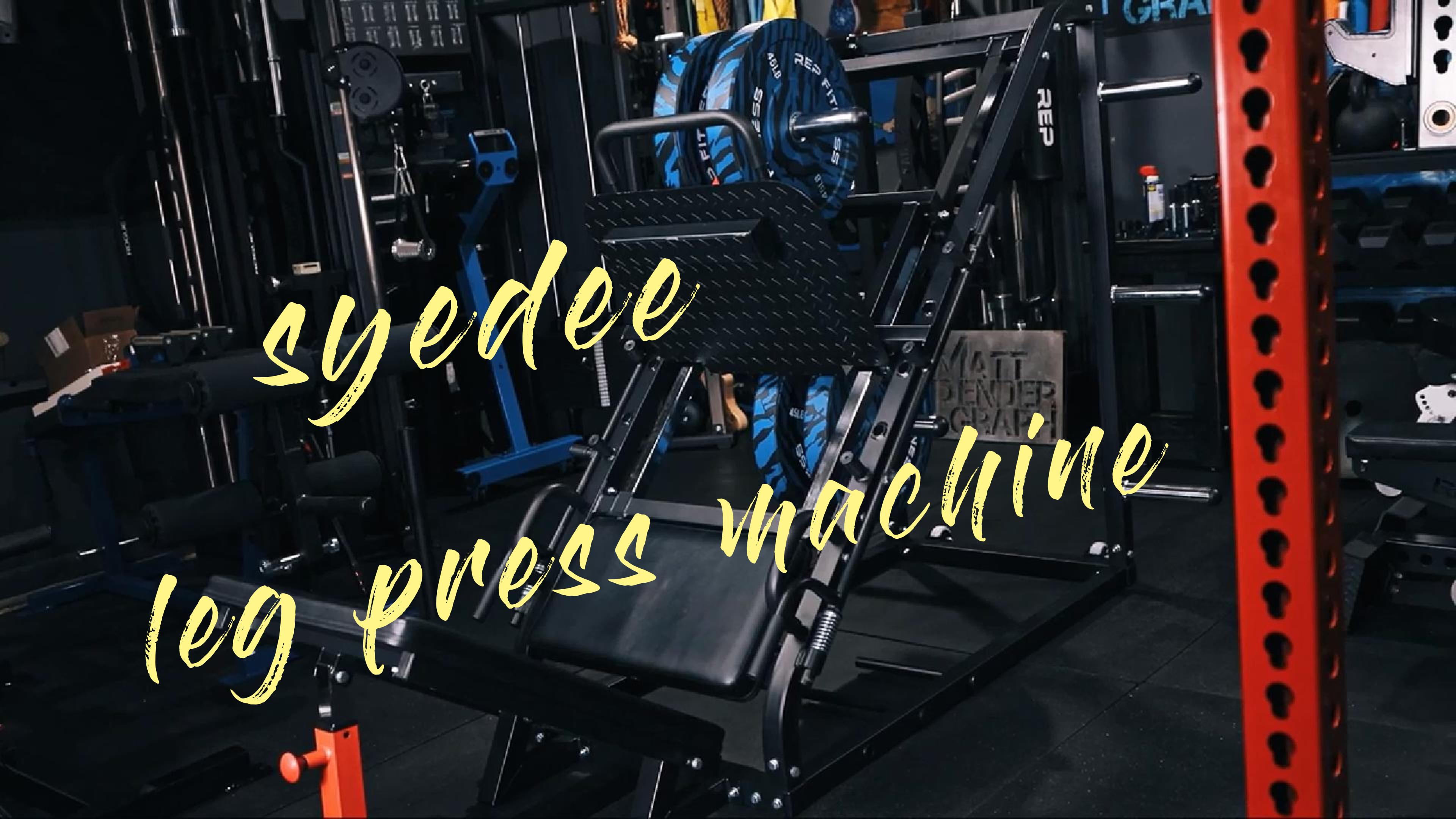 Watch syedee DD05 Leg Press Machine on Amazon Live