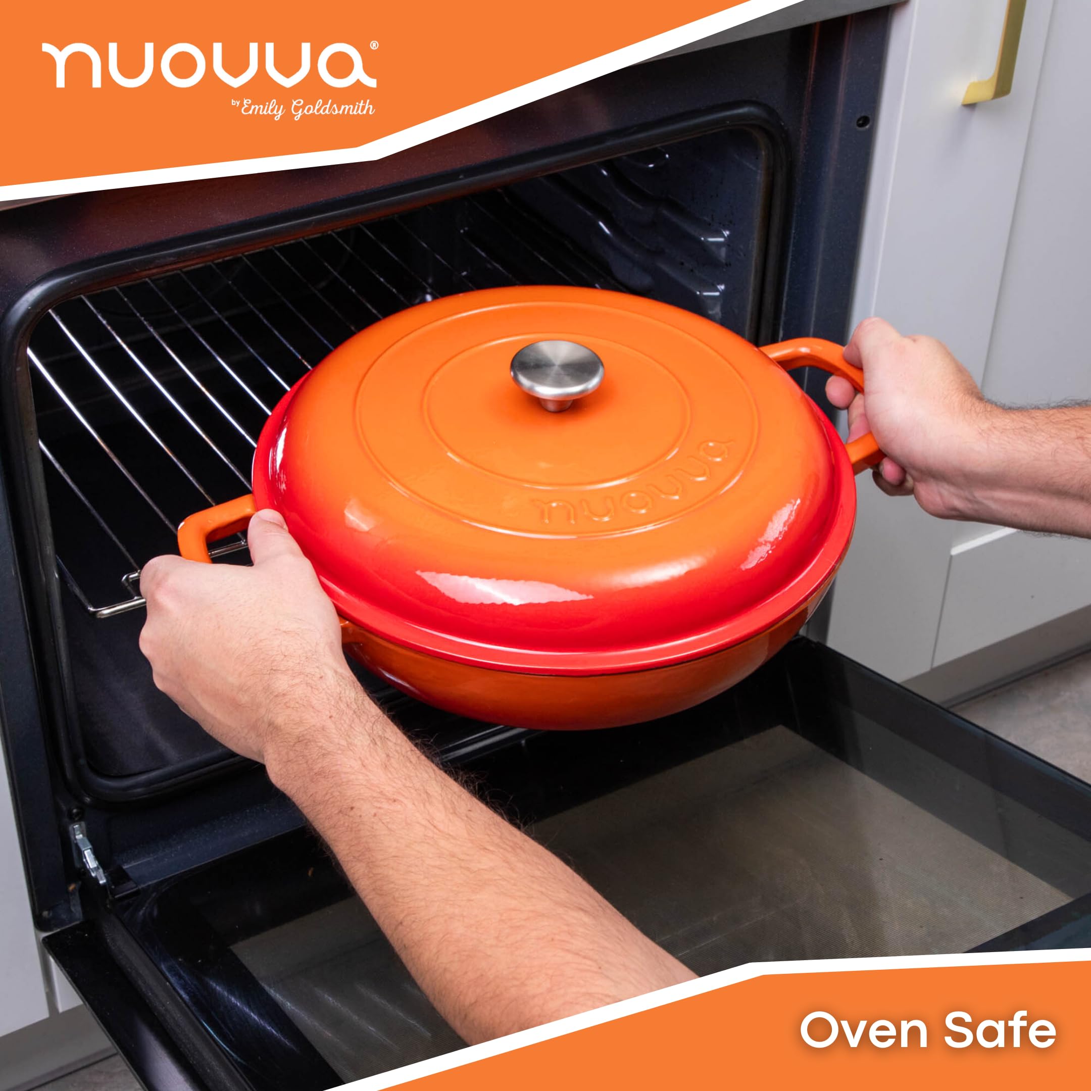 Snapklik.com : Shallow Cast Iron Casserole