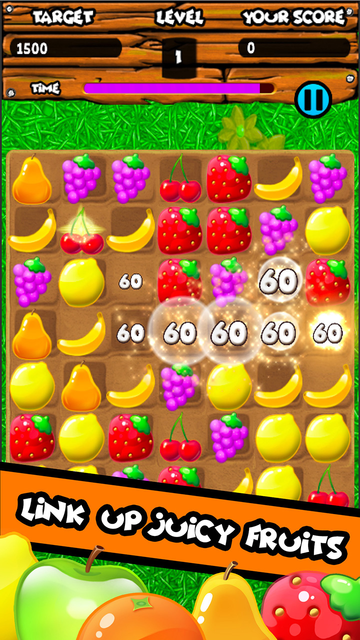 Fruity Gardens - Juicy Fruit Link Puzzle Game - App on Amazon Appstore