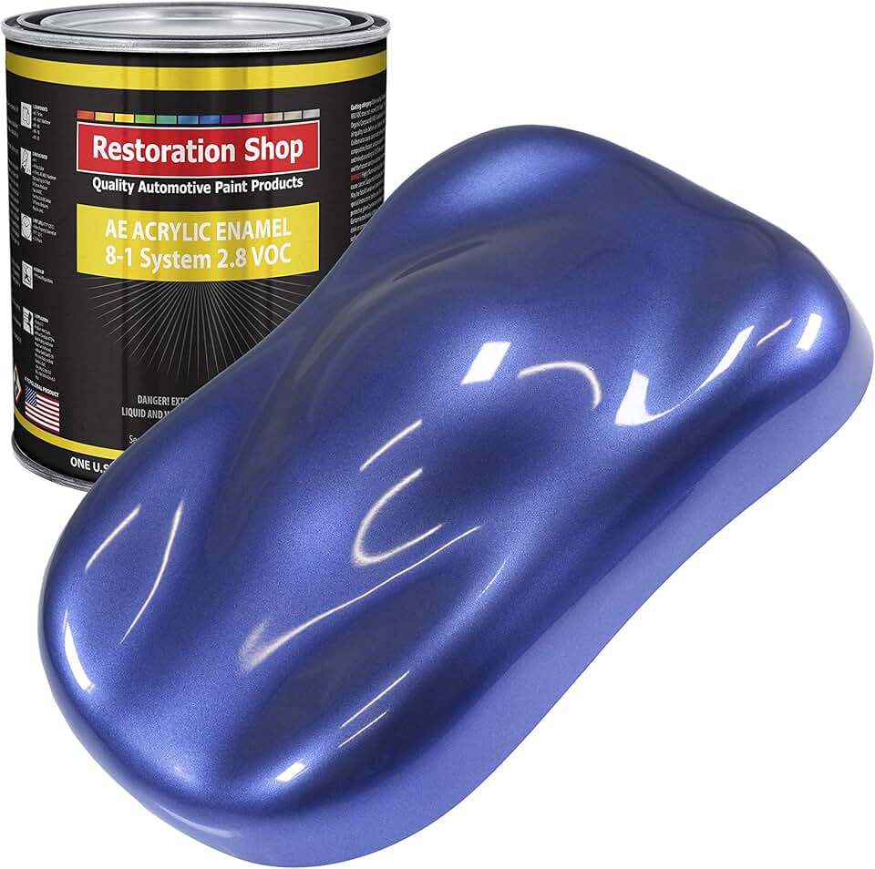 Amazon.com: indigo blue metallic paint: Automotive