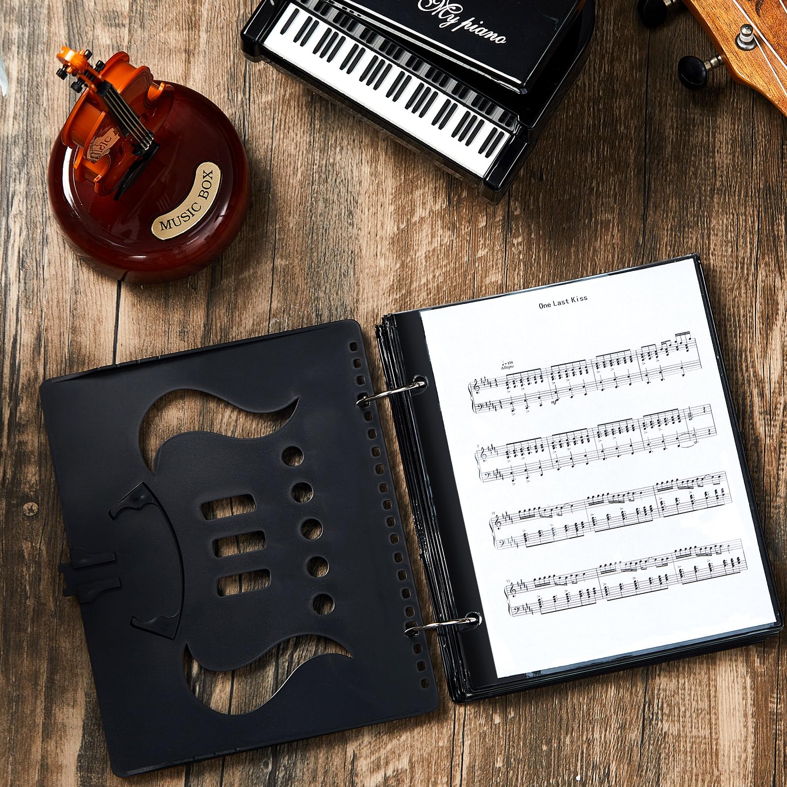Snapklik.com : Amylove Music Flip Folder Marching Band Plastic Flip Folder